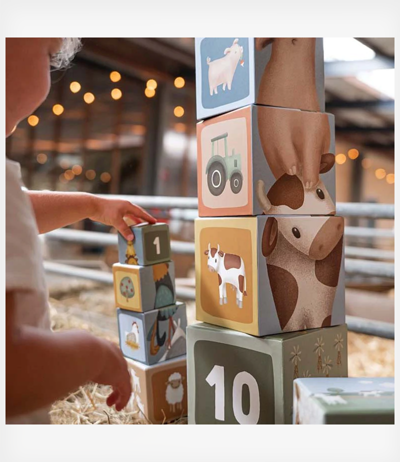 Little Dutch Πυραμίδα ταξινόμησης Little Farm FSC | Tiny Toes