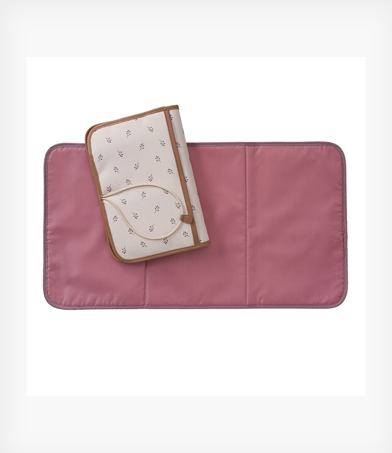 Fresk Φορητό σετ ματ αλλαγής πάνας 18x26cm - Berries | Tiny Toes