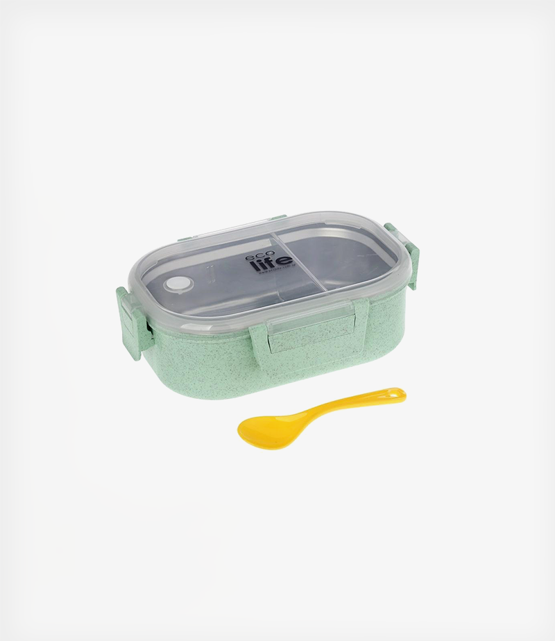 Ecolife Light Green Φαγητοδοχείο 900ml | Με χώρισμα | Tiny Toes