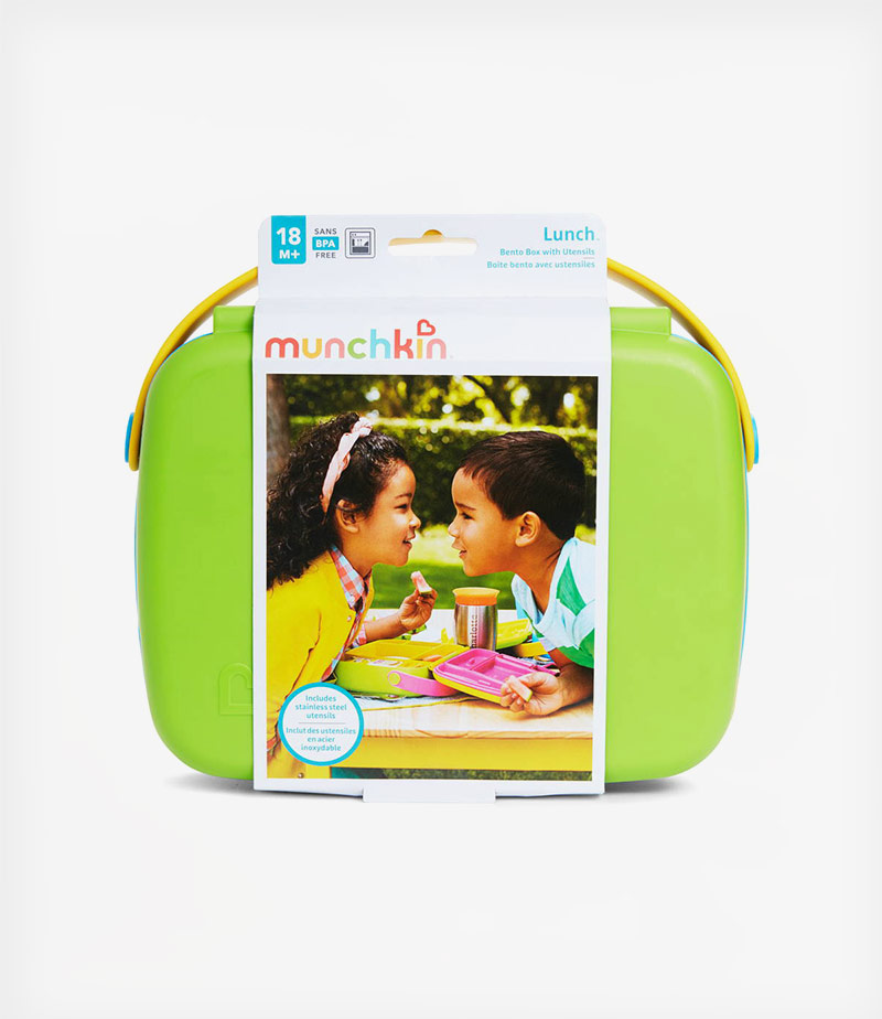 Munchkin Lunchbox Bento Box Green-Blue | Tiny Toes
