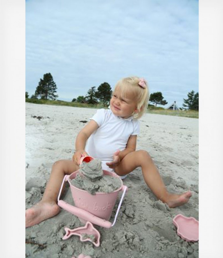 Scrunch Κουβαδάκι Σιλικόνης Dusty Rose | Tiny Toes